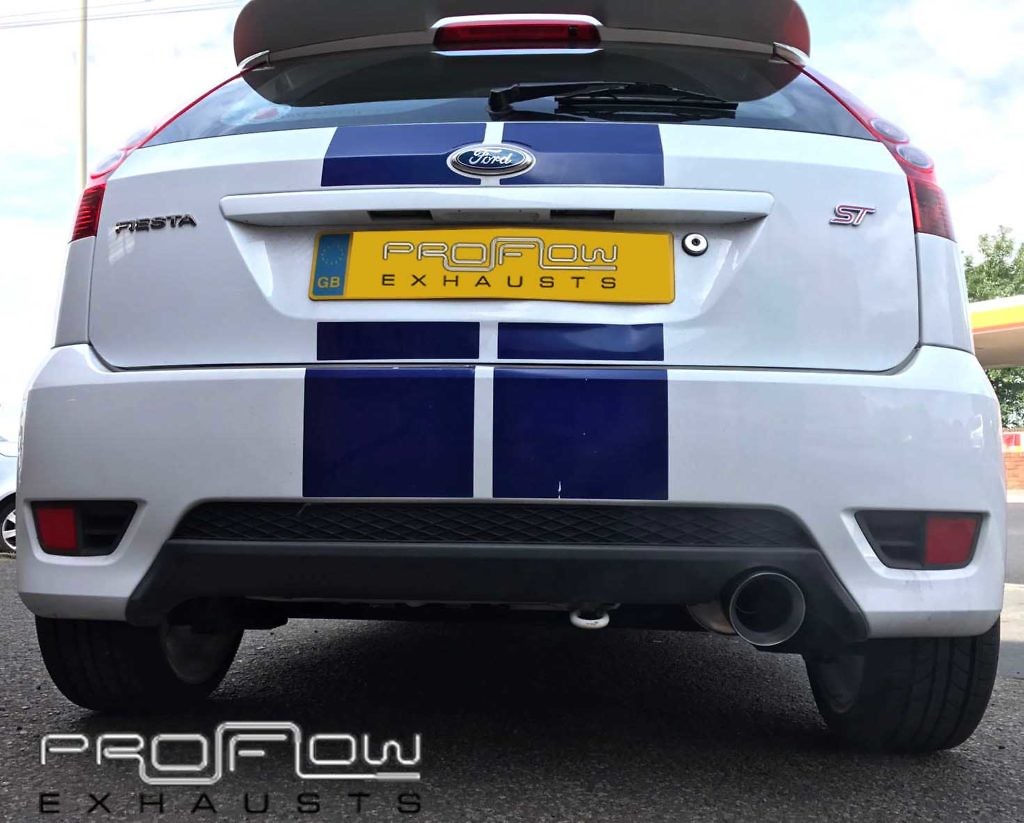 Ford Fiesta ST with Proflow Stainless Steel Exhaust Middle and Rear ...