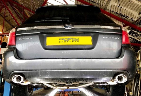 Subaru Legacy Mid and Dual Rear and Tailpipe Three Boxes | Proflow Exhausts
