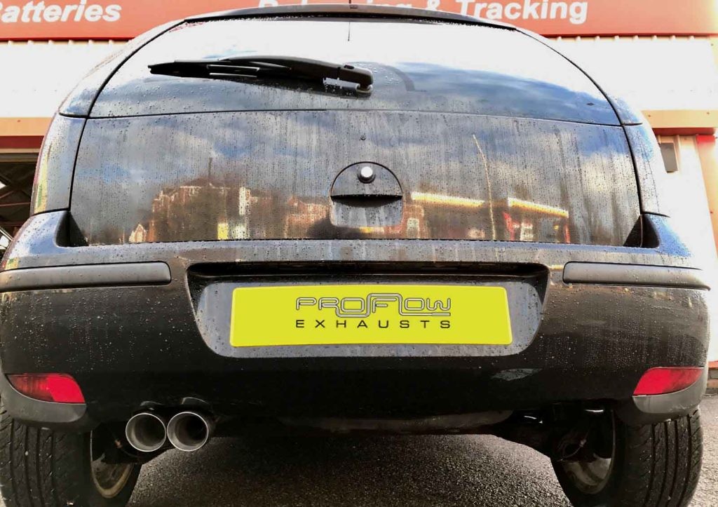 Vauxhall Corsa Proflow Exhausts Stainless Steel Back Box Delete