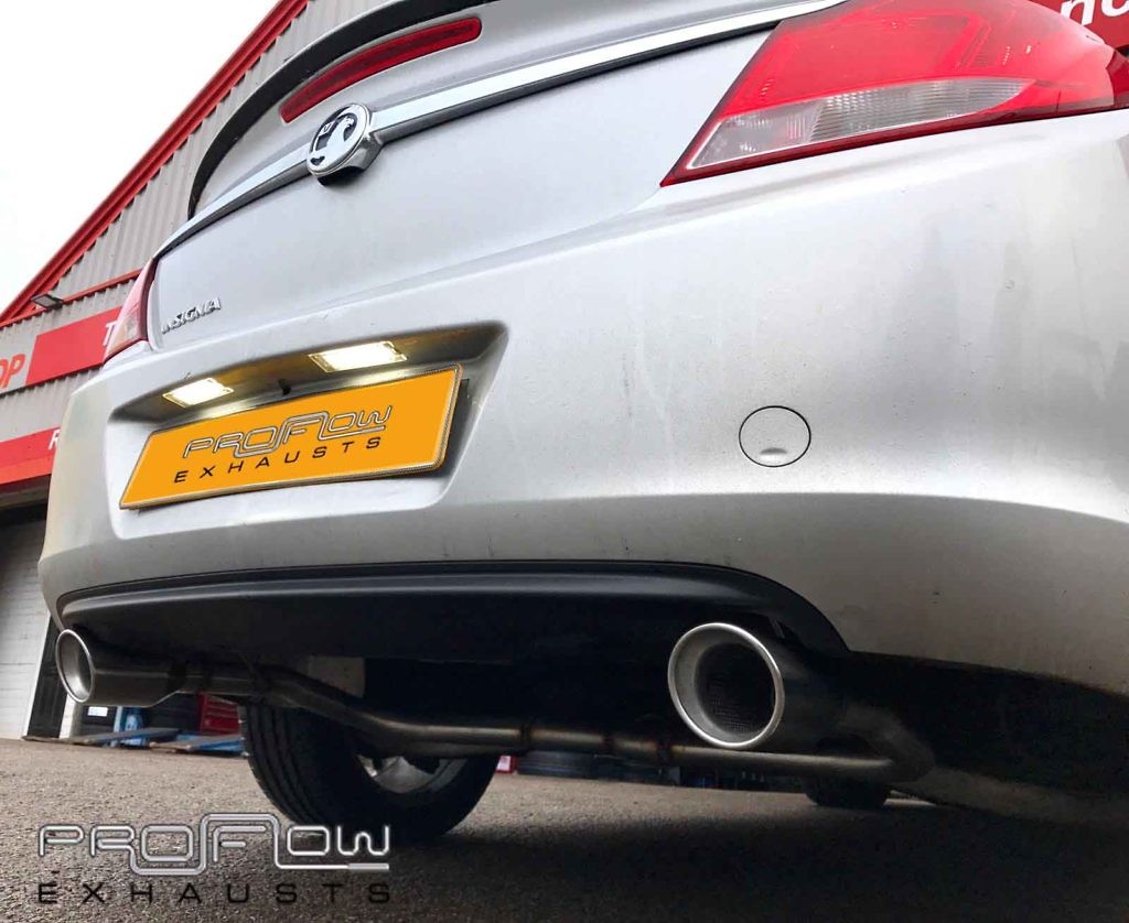 Proflow Exhausts Vauxhall Insignia Middle And Dual Rear Stainless Steel ...