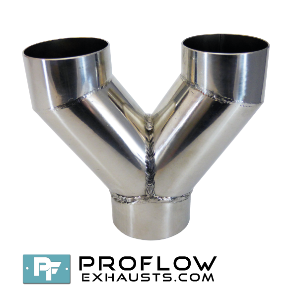 Reducing Y Pipe | Proflow Exhausts | Custom Stainless Steel Exhausts