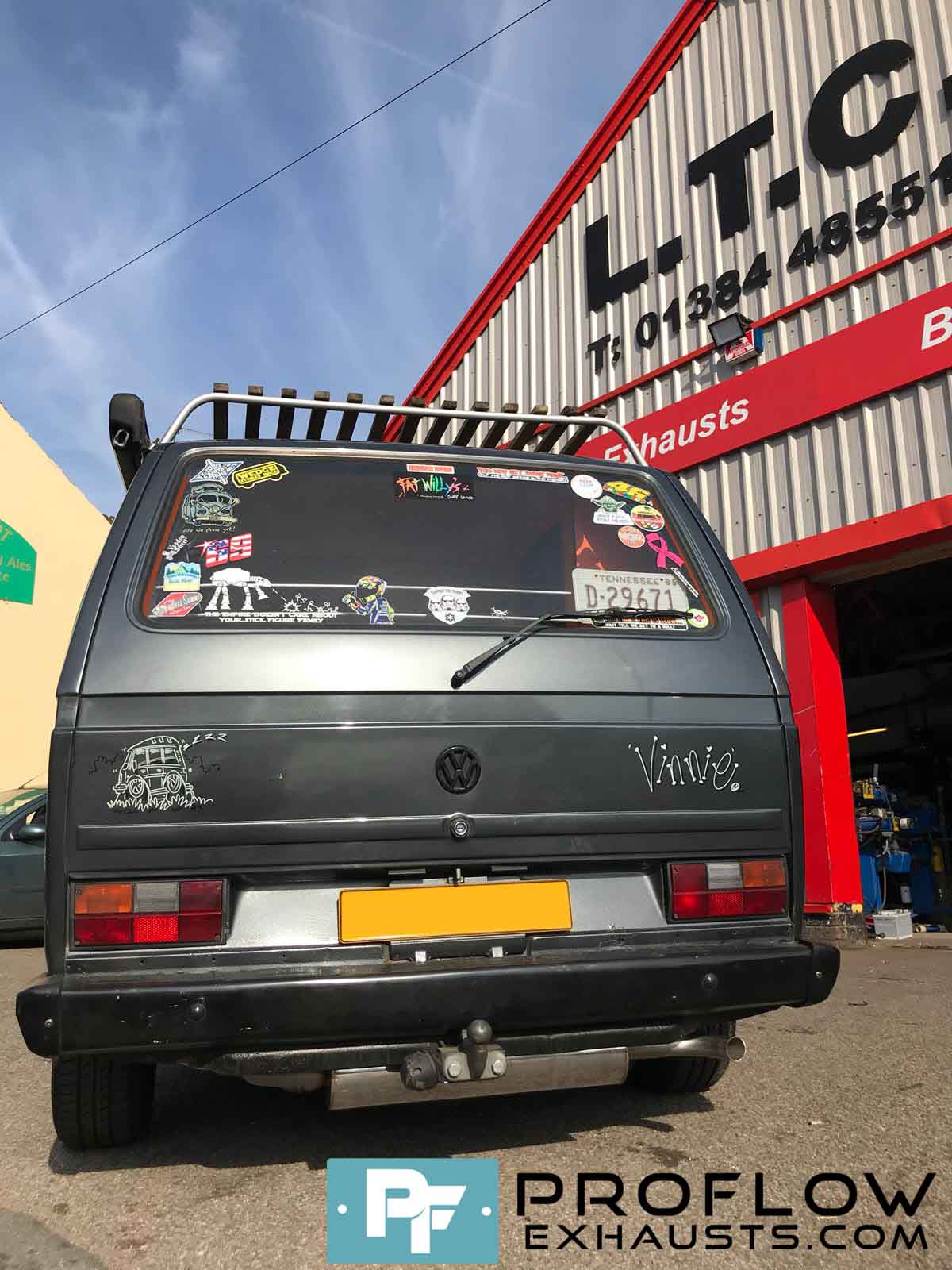 VW Volkswagen T25 Fitted With A Proflow Exhausts Complete Custom Built ...