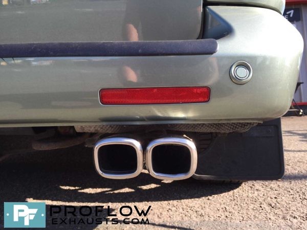 VW T5 Transporter Stainless Steel Custom Exhaust Back Box