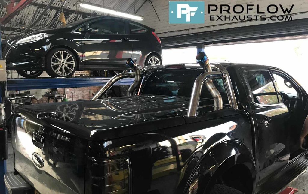 Ford Ranger Custom Built Dual Stack Stainless Steel Exhaust