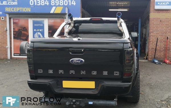 Ford Ranger Custom Built Dual Stack Stainless Steel Exhaust