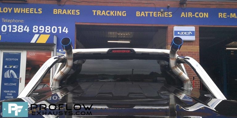 Ford Ranger Custom Built Dual Stack Stainless Steel Exhaust