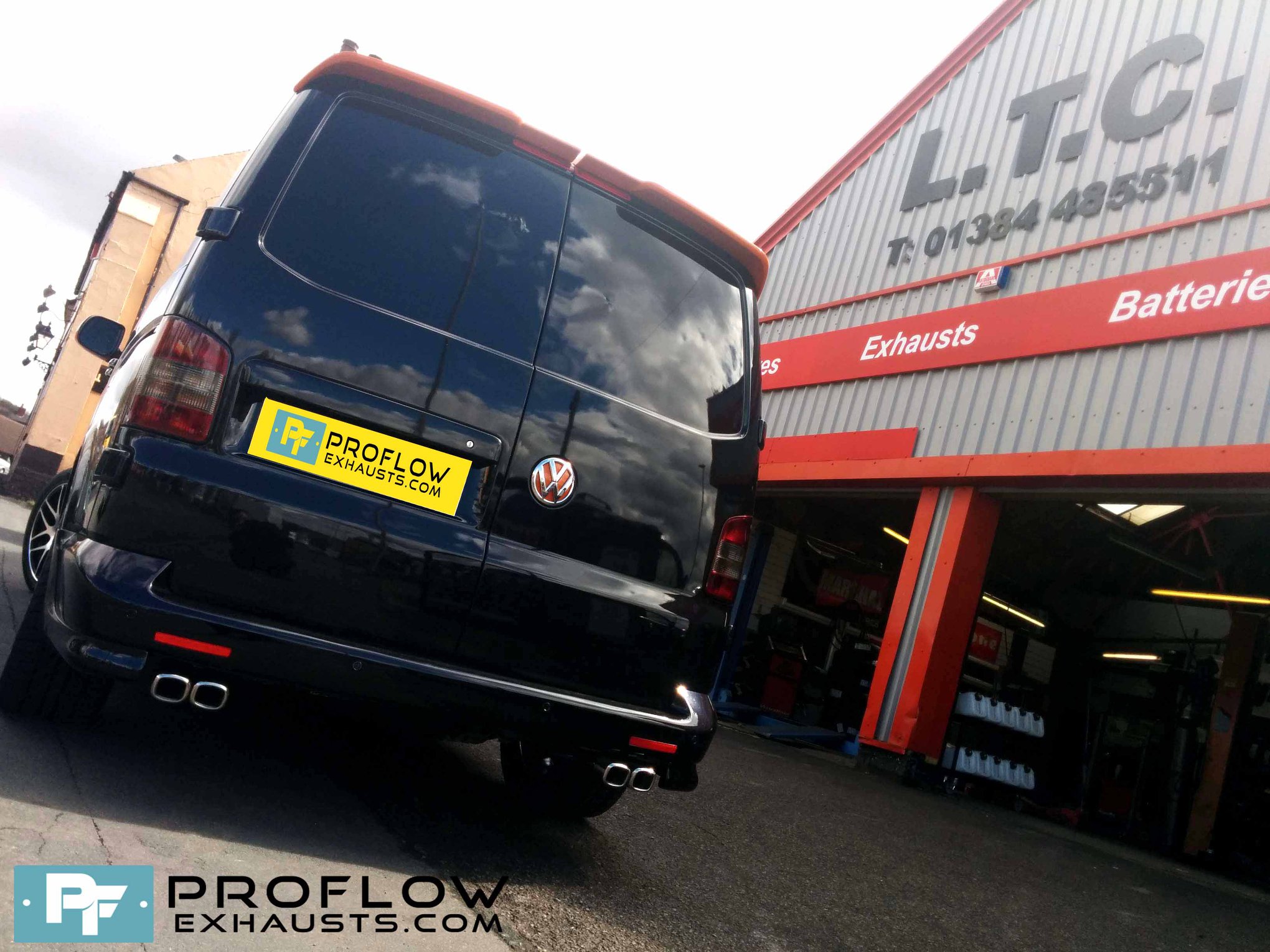 Vw Transporter T5 Van Fitted With Custom Built Proflow Exhausts ...