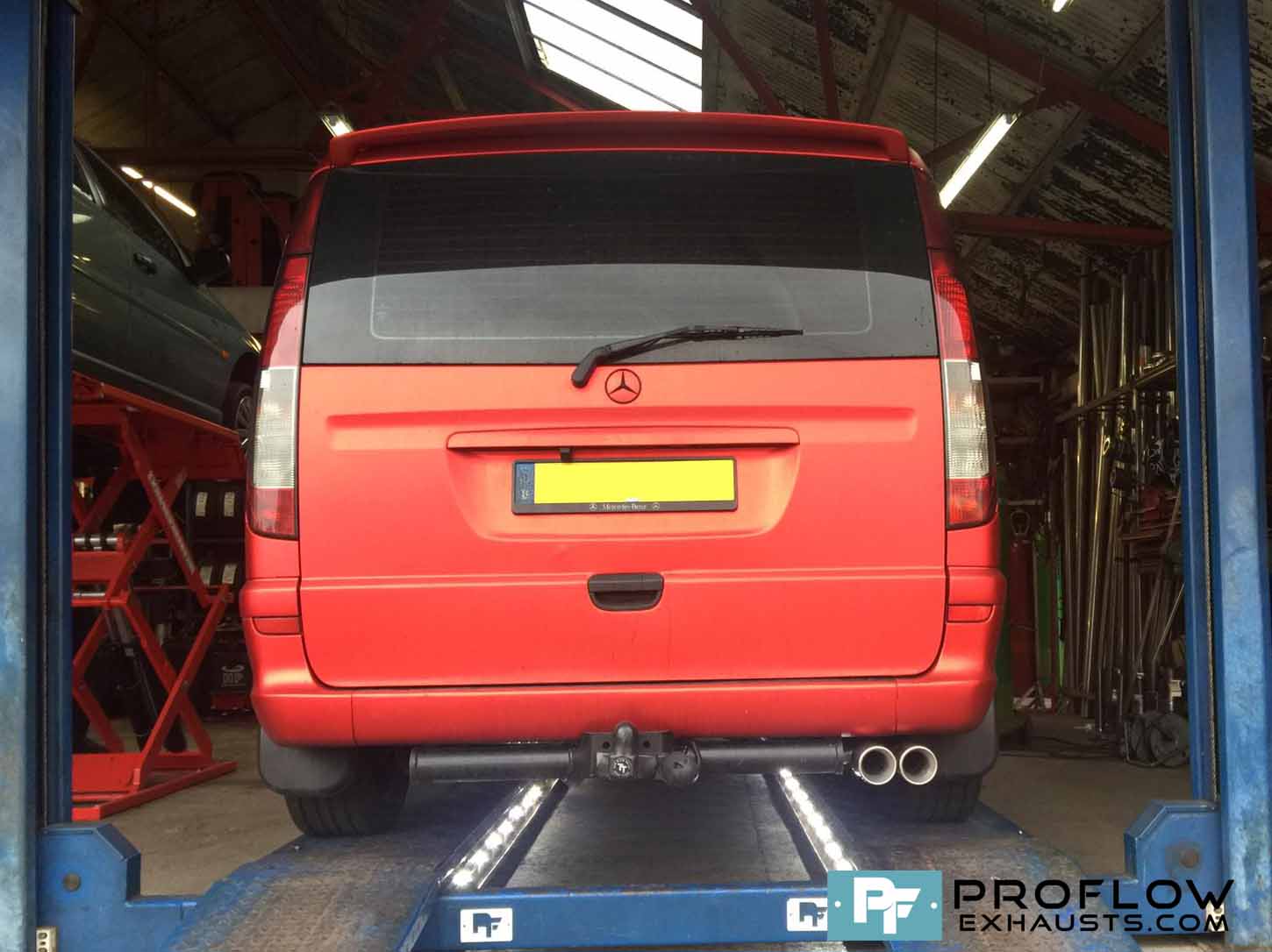 Mercedes Vito Fitted With Proflow Custom Exhaust 2 | Proflow Exhausts