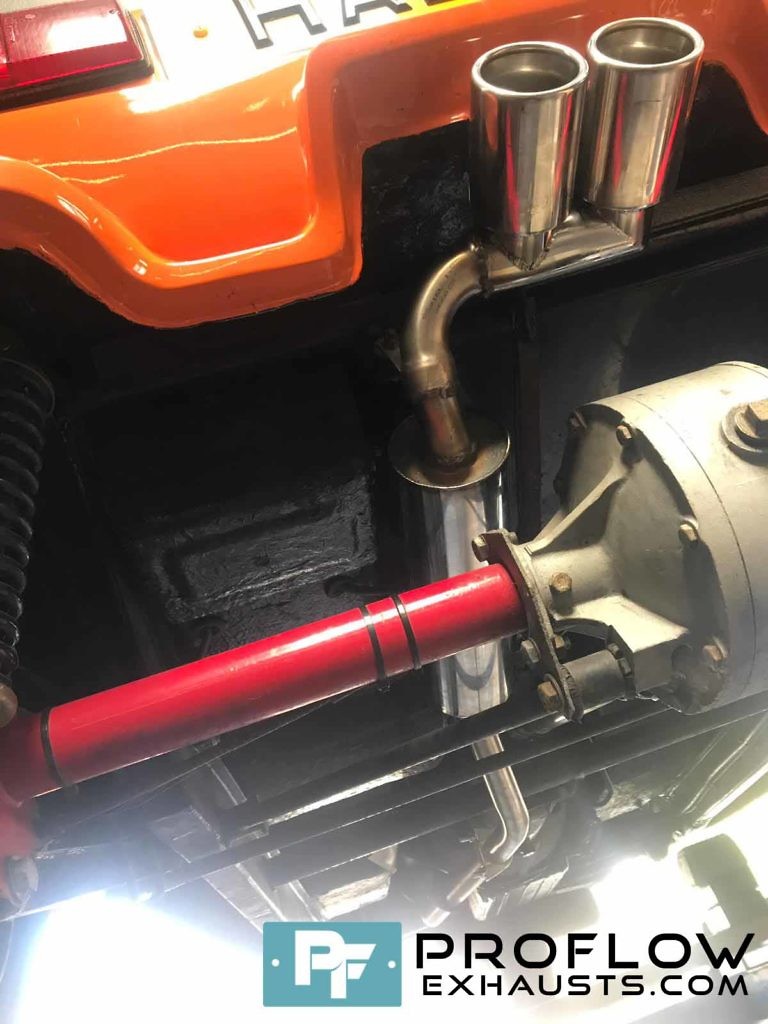 Proflow Exhausts custom built Back Box and F Pipe