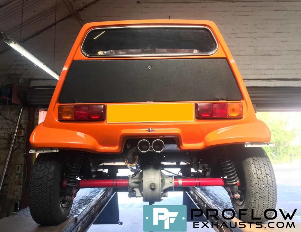 Proflow Exhausts custom built Back Box and F Pipe