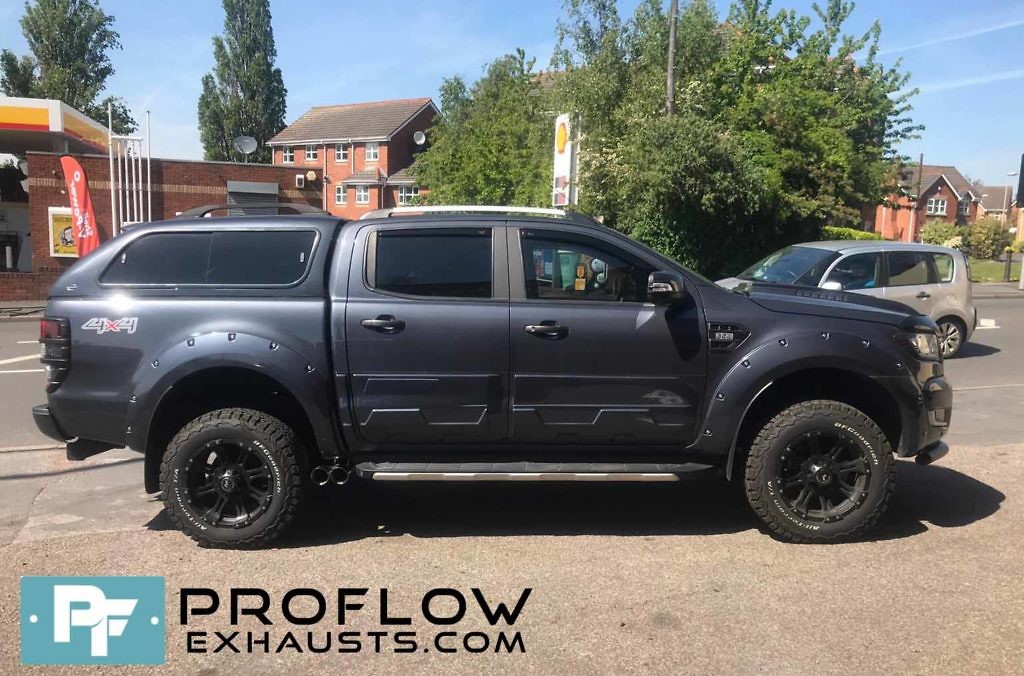 Custom Exhaust Ford Ranger Dual System stainless steel