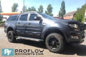 Custom Exhaust Ford Ranger Dual System stainless steel