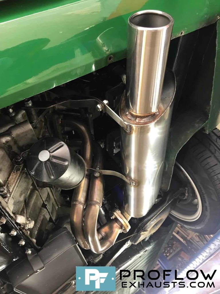 Proflow Exhausts Custom Built specialised Back Box for Hillman Imp