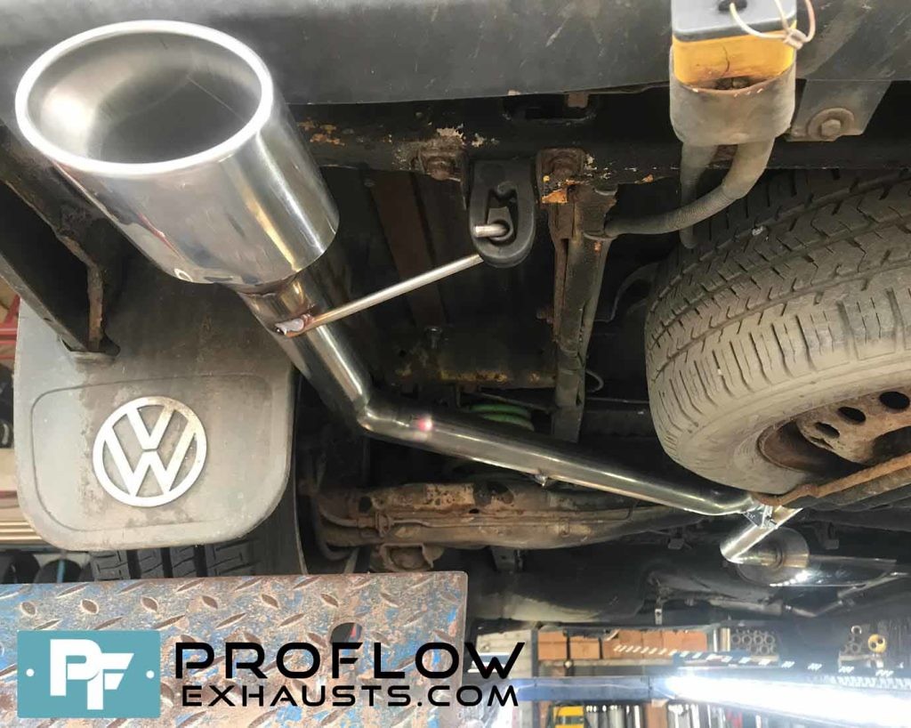 VW T4 Custom Exhaust Custom Built Stainless Steel Proflow