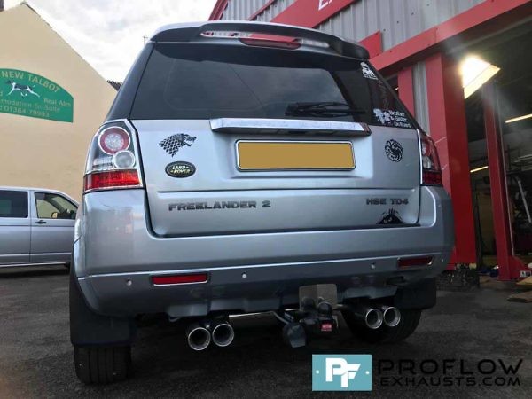 Proflow Stainless Steel Dual Exit Custom Exhaust Freelander 2