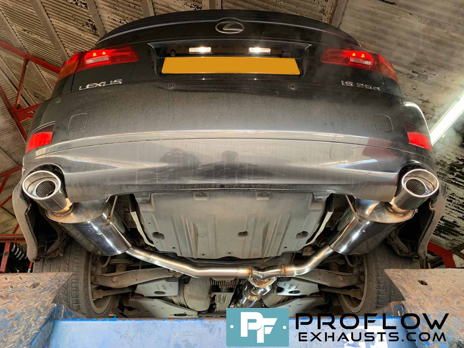 Proflow Custom Exhaust Lexus LS 250 Middle And Dual Rear Built From ...