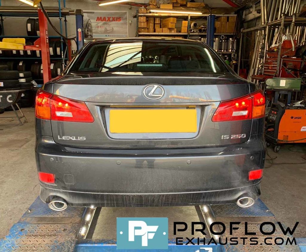 Proflow Custom Exhaust Lexus LS 250 Middle and Dual Rear