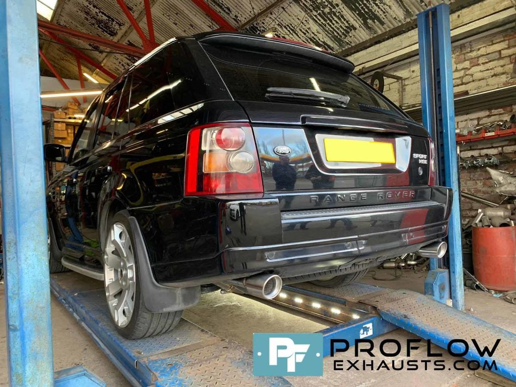 Range Rover Sport Custom Exhaust Stainless Steel Middle and Rear TX074 ...