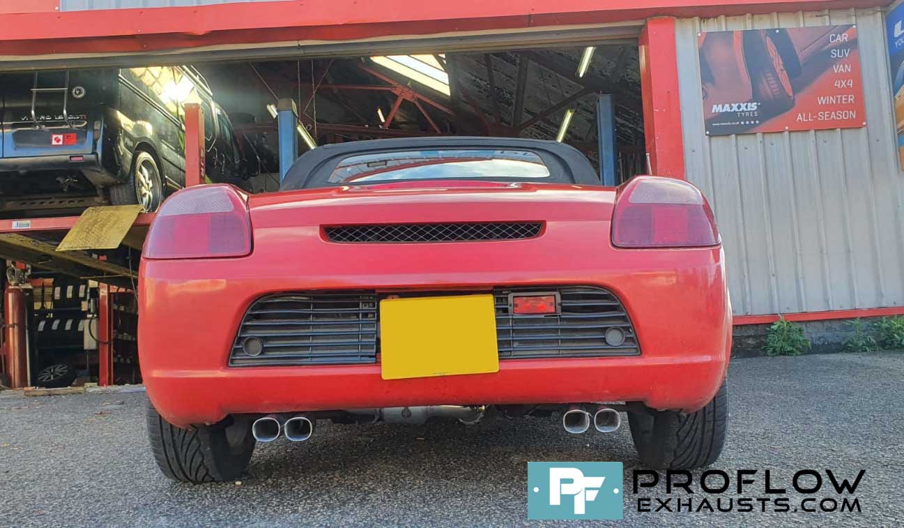 Proflow Custom Exhaust MR2 Dual Exit Made From Stainless Steel (1 ...