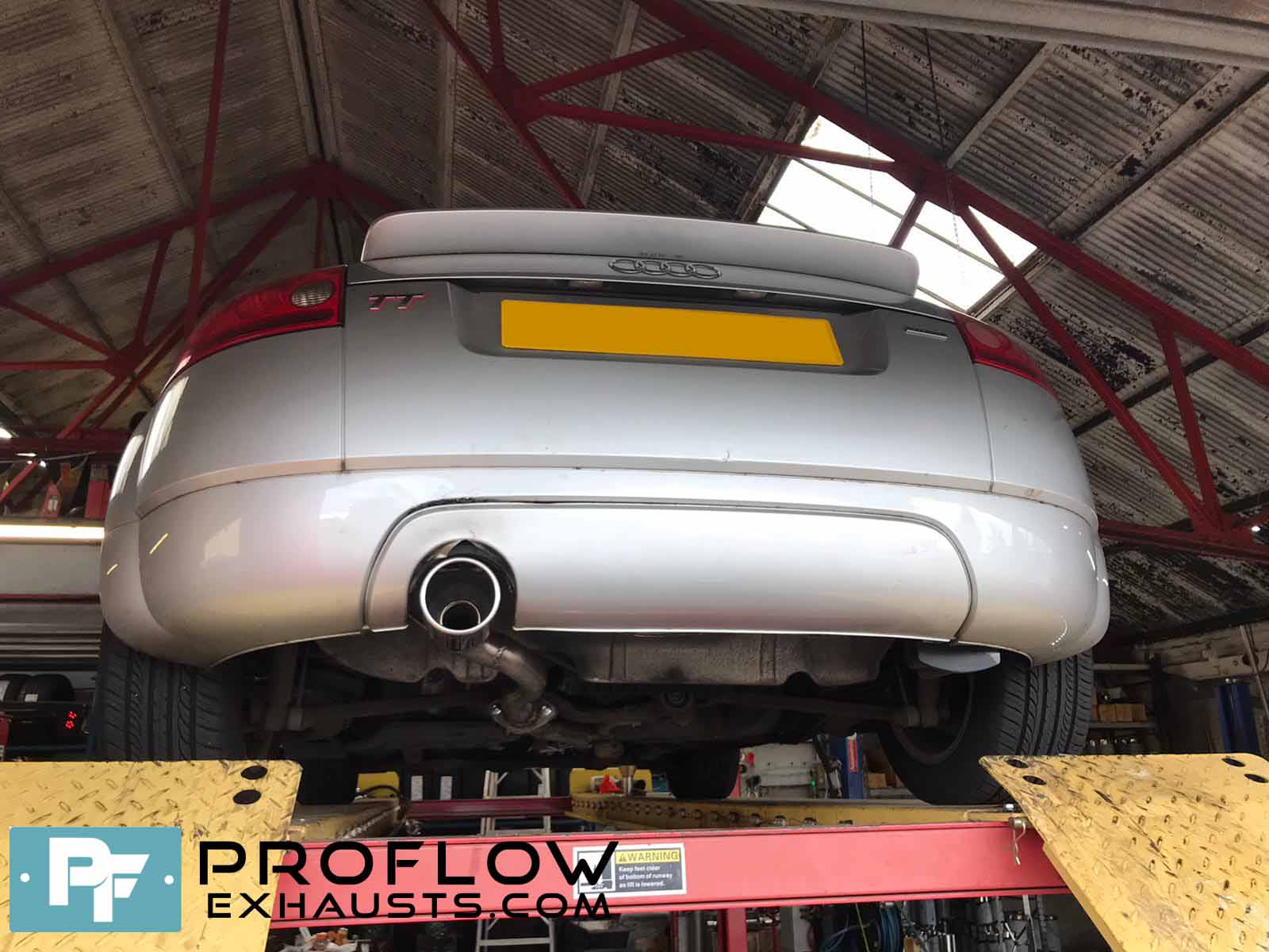 Proflow Custom Exhaust Audi TT with TX074 Tailpipe