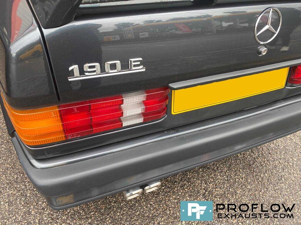 Proflow Custom Built Stainless Steel Exhaust Mercedes 190E
