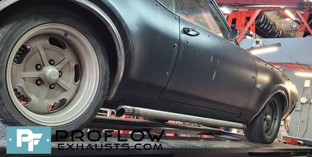 Proflow Custom American Style Dual Side Exit Exhaust Oldsmobile 4-4-2