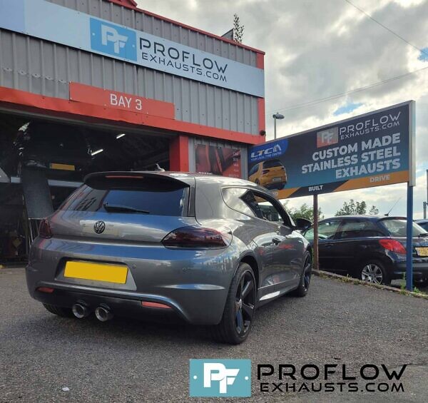 VW Scirocco Custom Cat Back Exhaust System Dual Exit Stainless Steel