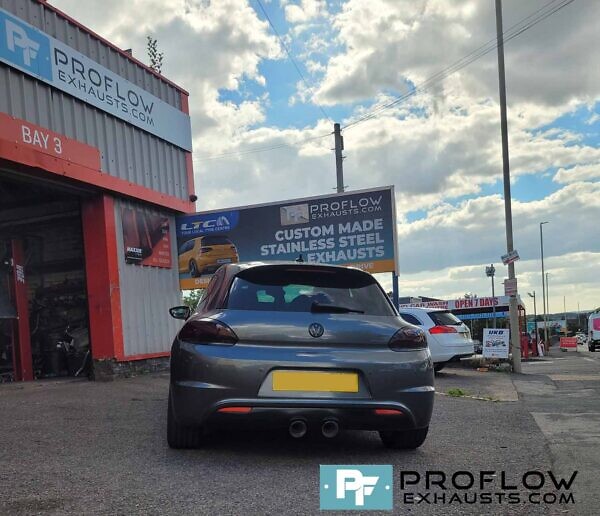 VW Scirocco Custom Cat Back Exhaust System Dual Exit Stainless Steel