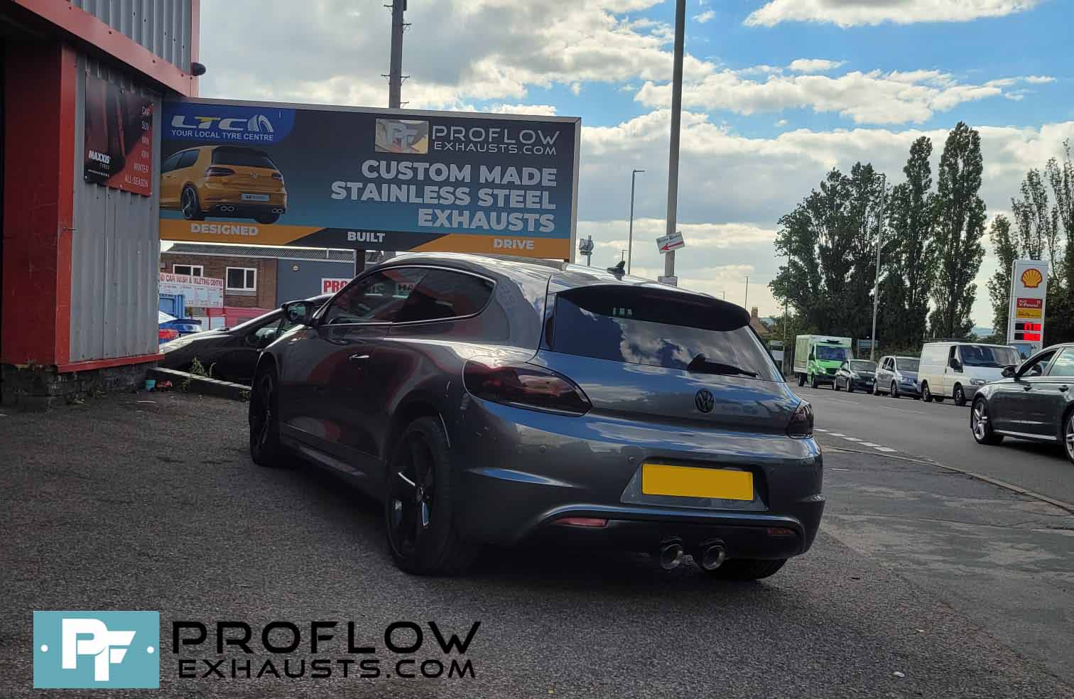 VW Scirocco Custom Cat Back Exhaust System Dual Exit Stainless Steel