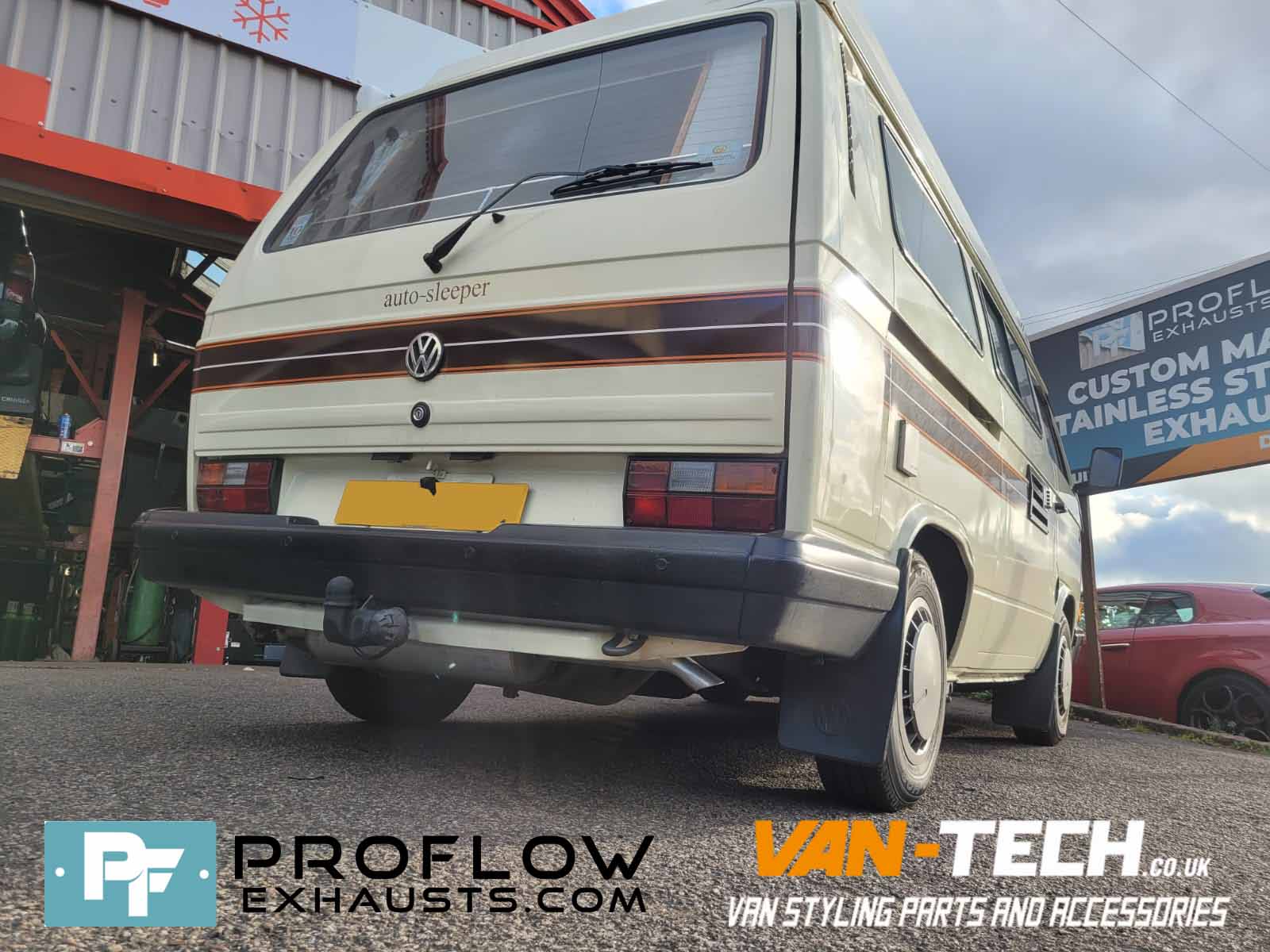 Proflow Exhaust Custom Fabricated Back Box For VW Tran (3) | Proflow ...