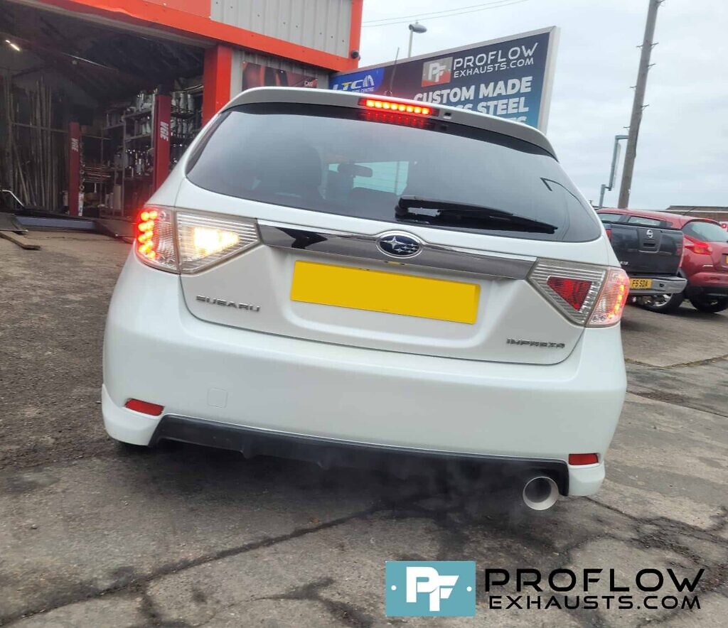 Proflow Subaru Impreza Custom Exhaust Stainless Steel Middle And Rear ...
