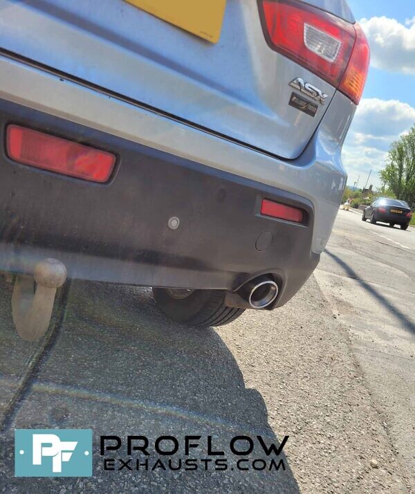 Proflowexhausts Custom Built Stainless Steel Back Box for Mitsubishi