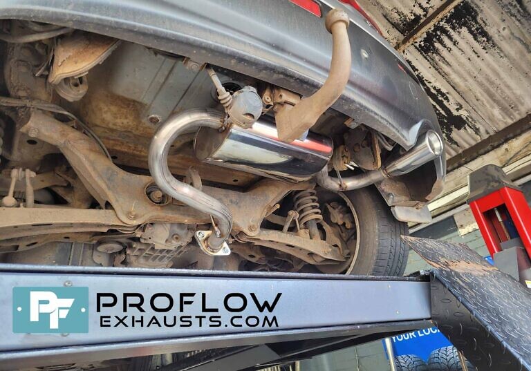 Proflowexhausts Custom Built Stainless Steel Back Box for Mitsubishi