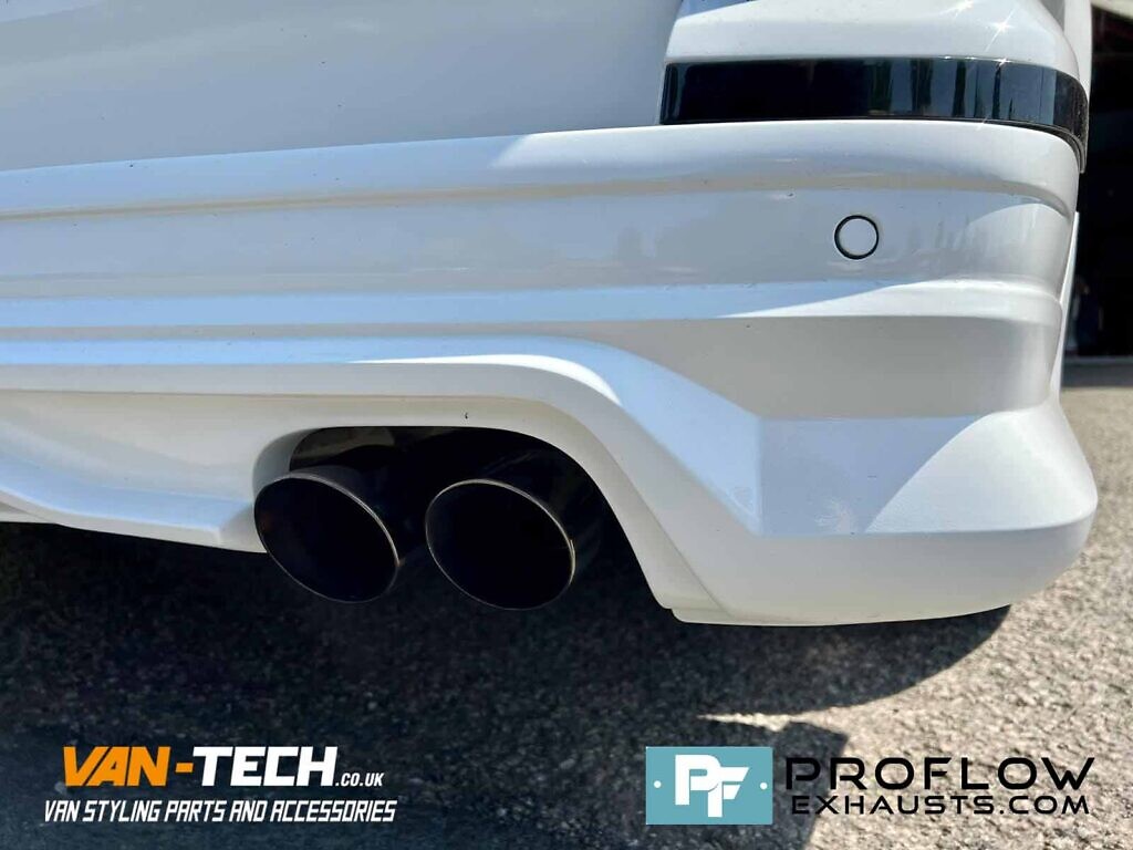 VW Transporter T6 Custom built Stainless Steel Exhaust Middle / Rear