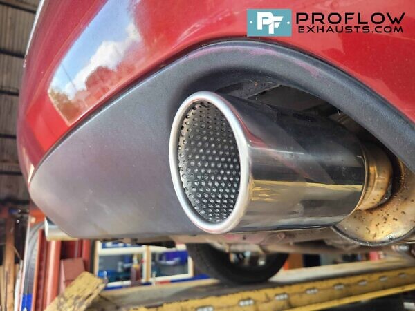 Proflow Custom Stainless Steel Back Boxes Dual Exit Exhaust Jaguar S