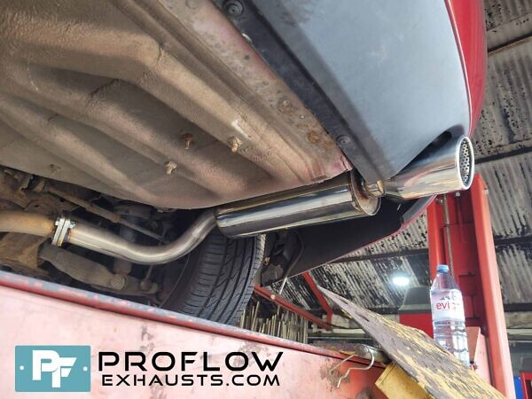 Proflow Custom Stainless Steel Back Boxes Dual Exit Exhaust Jaguar S