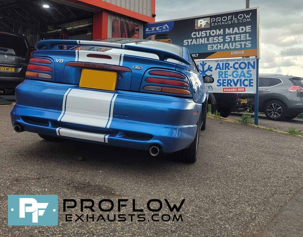 Proflow Custom Built Stainless Steel Dual Exit Exhaust for Ford Mustang
