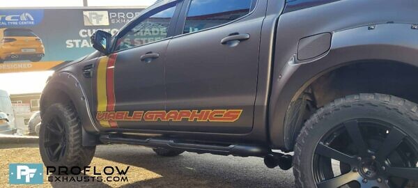 Proflow Custom Exhaust Ford Ranger Middle and Dual Side Exit