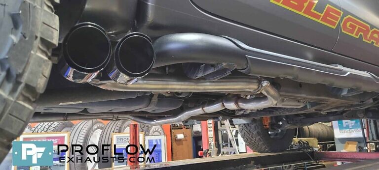 Proflow Custom Exhaust Ford Ranger Middle and Dual Side Exit