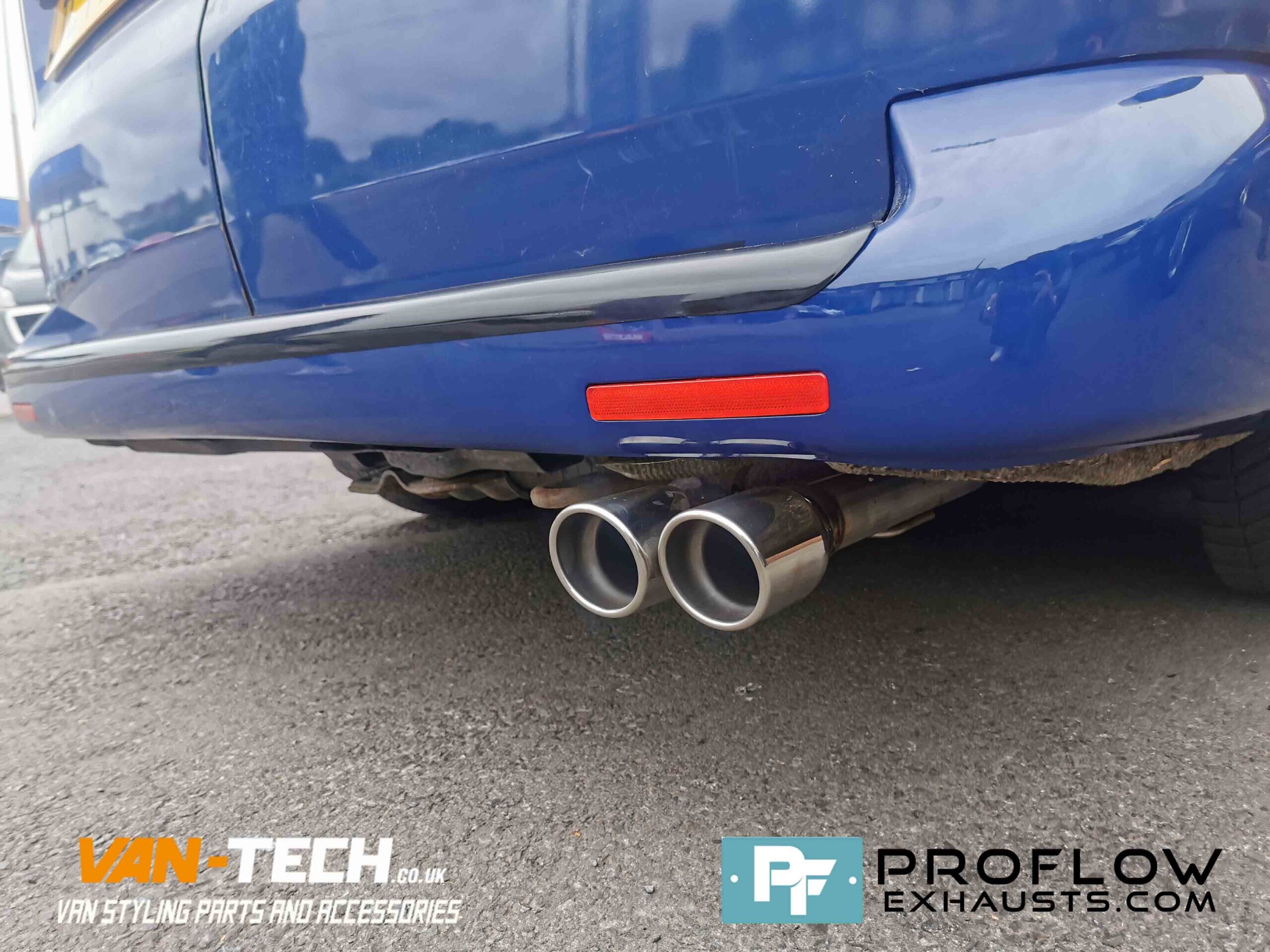 VW Transporter T5.1 Stainless Steel Custom Exhaust System Single Exit ...