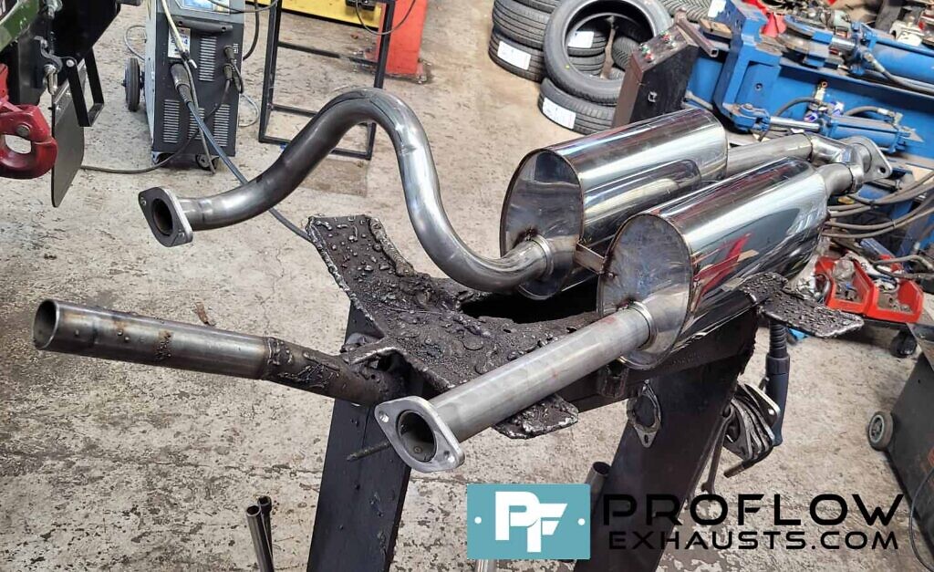 Proflow Exhausts Land Rover 101 Military Utility 4v4 Custom