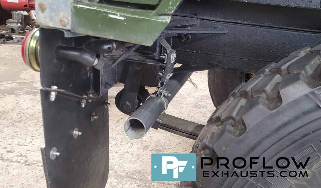 Proflow Exhausts Land Rover 101 Military Utility 4v4 Custom