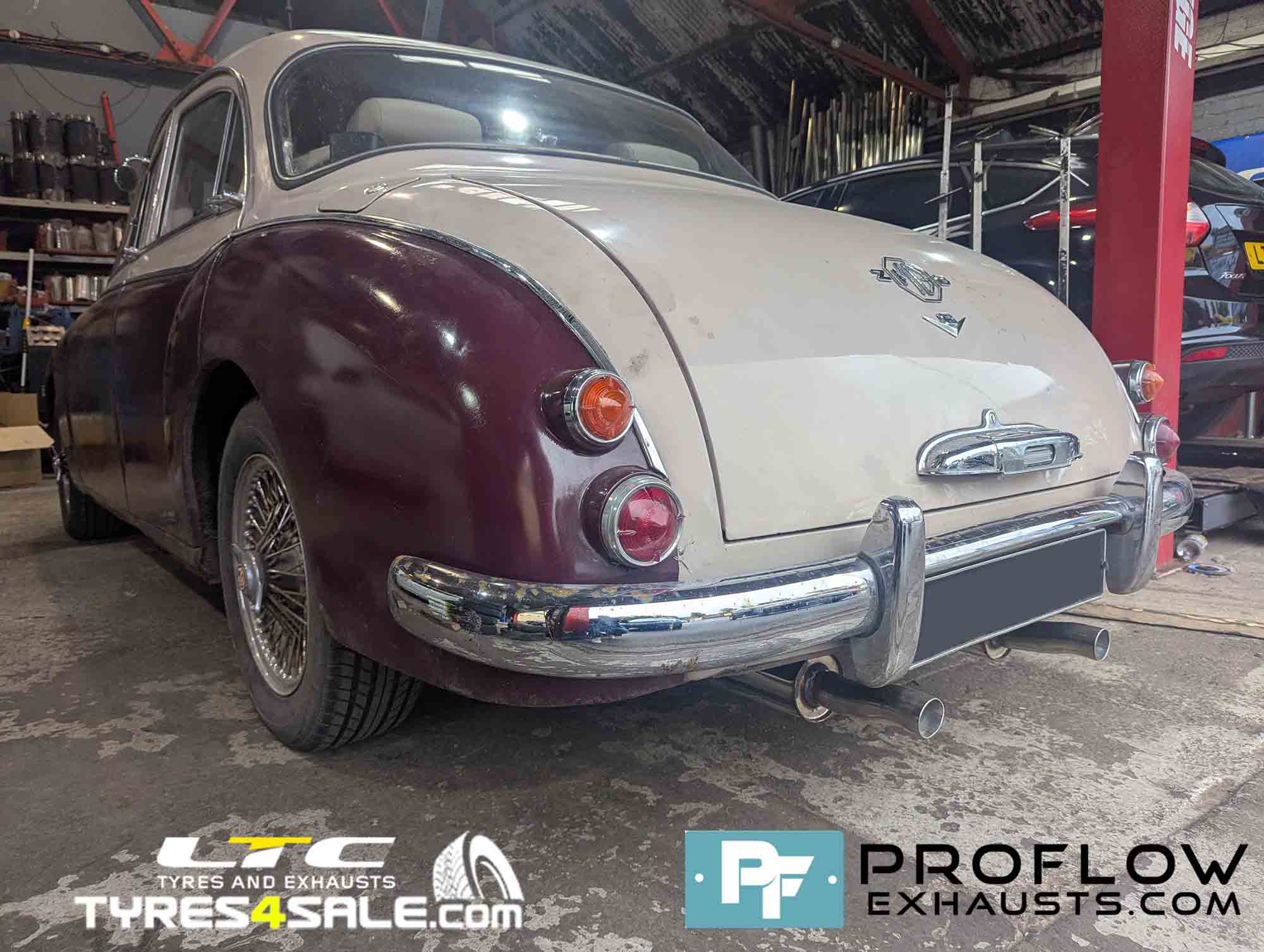 Proflow Custom Built Stainless Steel Dual Exit Exhaust For MG Magnette ...